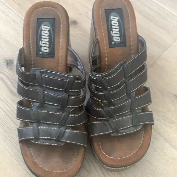BONGO | Shoes | Bongo Wooden Chunky Platform Sandals | Poshmark